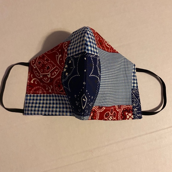 Accessories | Western Patchworkcow Print Doublesided Face Mask | Poshmark